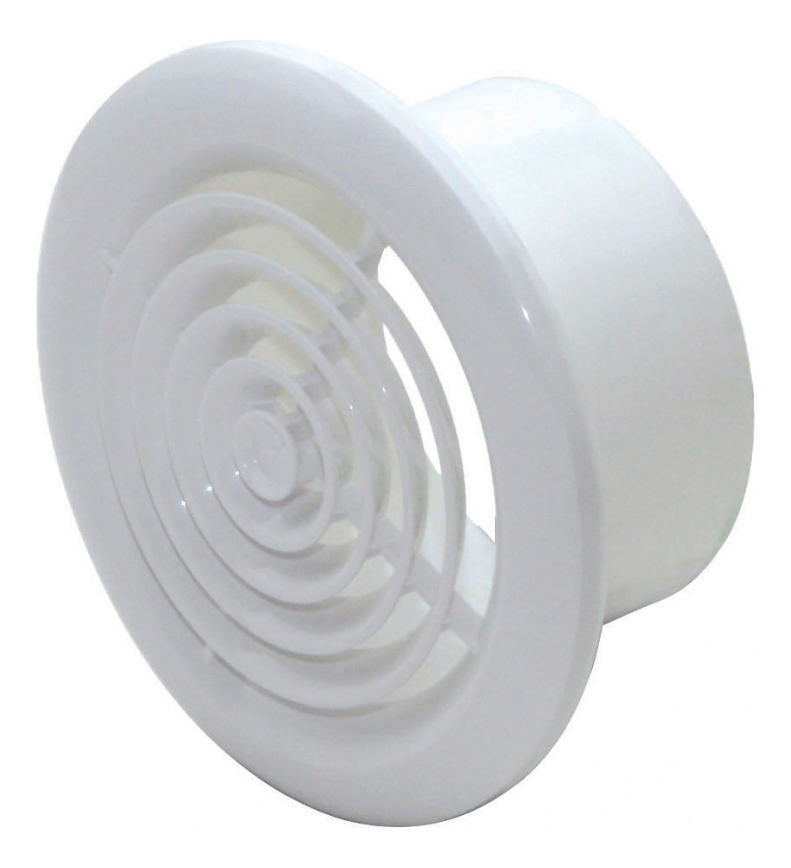 Connect Electrical Wholesale Ltd | NVA 4" 100mm Round Louvred Diffuser ...